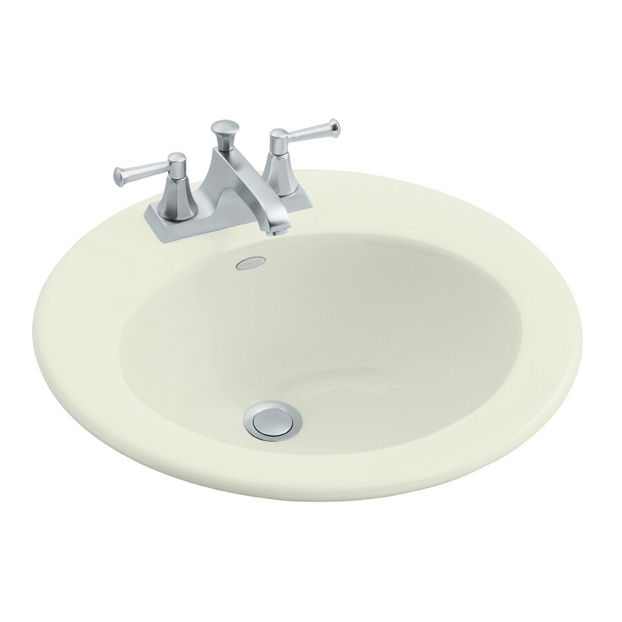 KOHLER Radiant Tea Green Cast Iron Bath Sink at Lowes.com