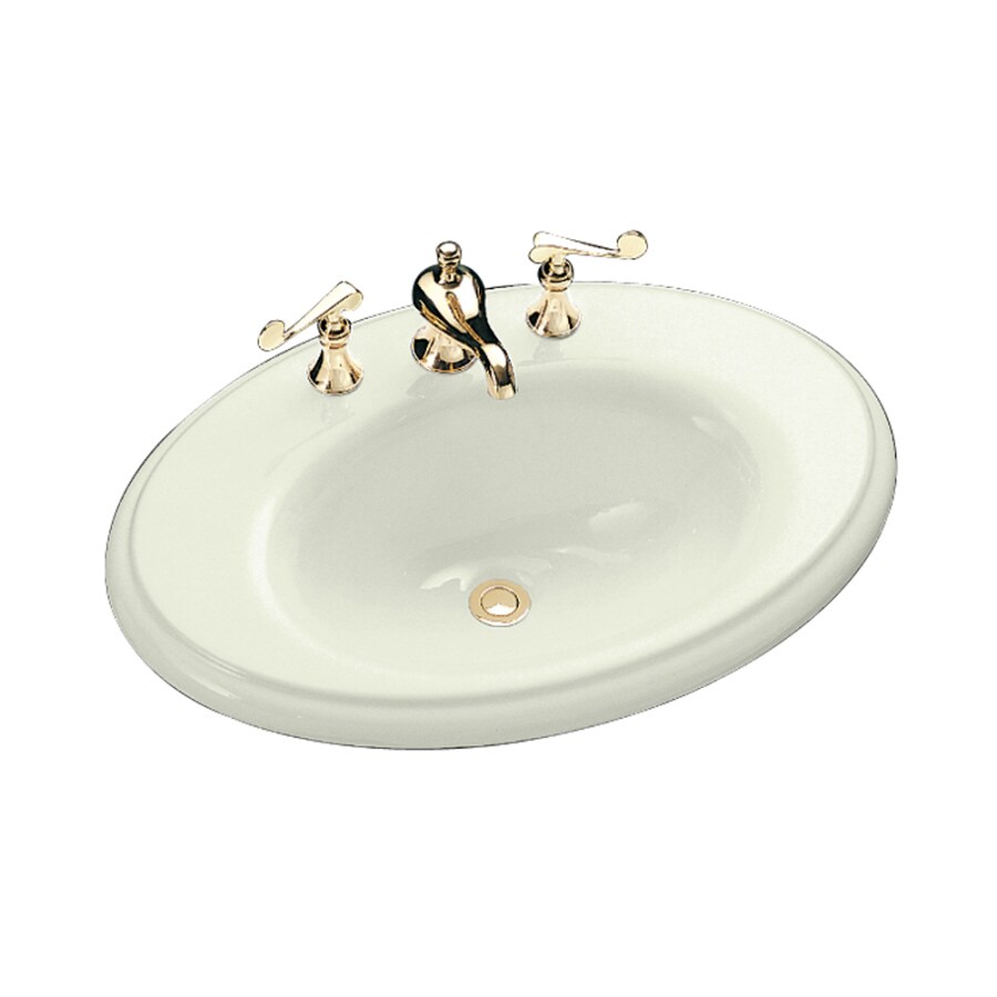 KOHLER Cast iron Bathroom Sink in the Bathroom Sinks department at ...