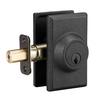 Delaney Hardware Sandcast Antique C Aged Black 1 Single Cylinder Deadbolt at Lowes.com