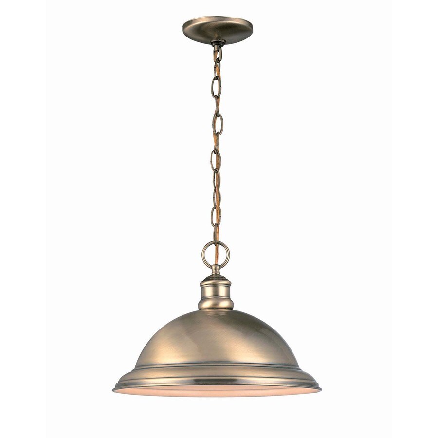 Lite Source Minuteman Antique Brass Casual/Transitional at Lowes.com