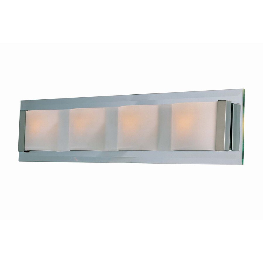 Lite Source Garvin 4-Light Frost Glass Shade Contemporary/Modern at ...