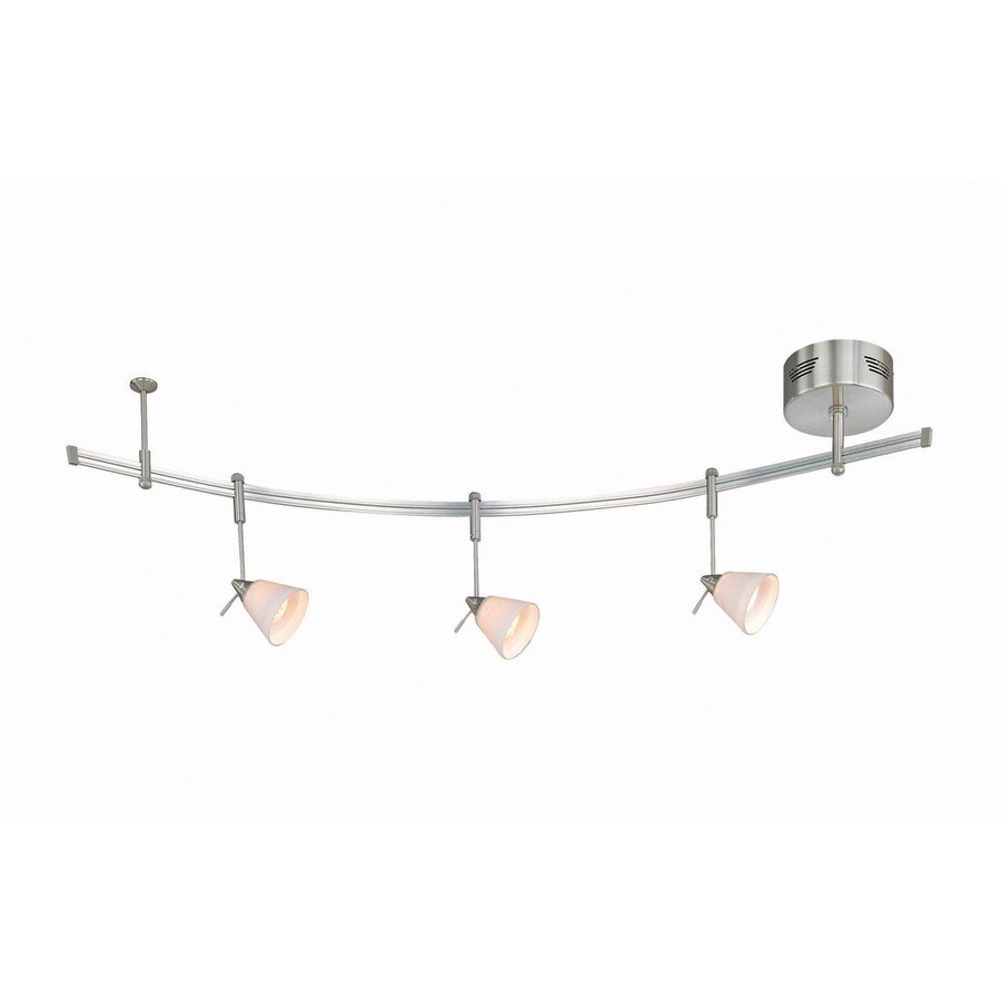 Lite Source 3-Pack Polished Steel Gimbal Linear Track Lighting Kit at ...