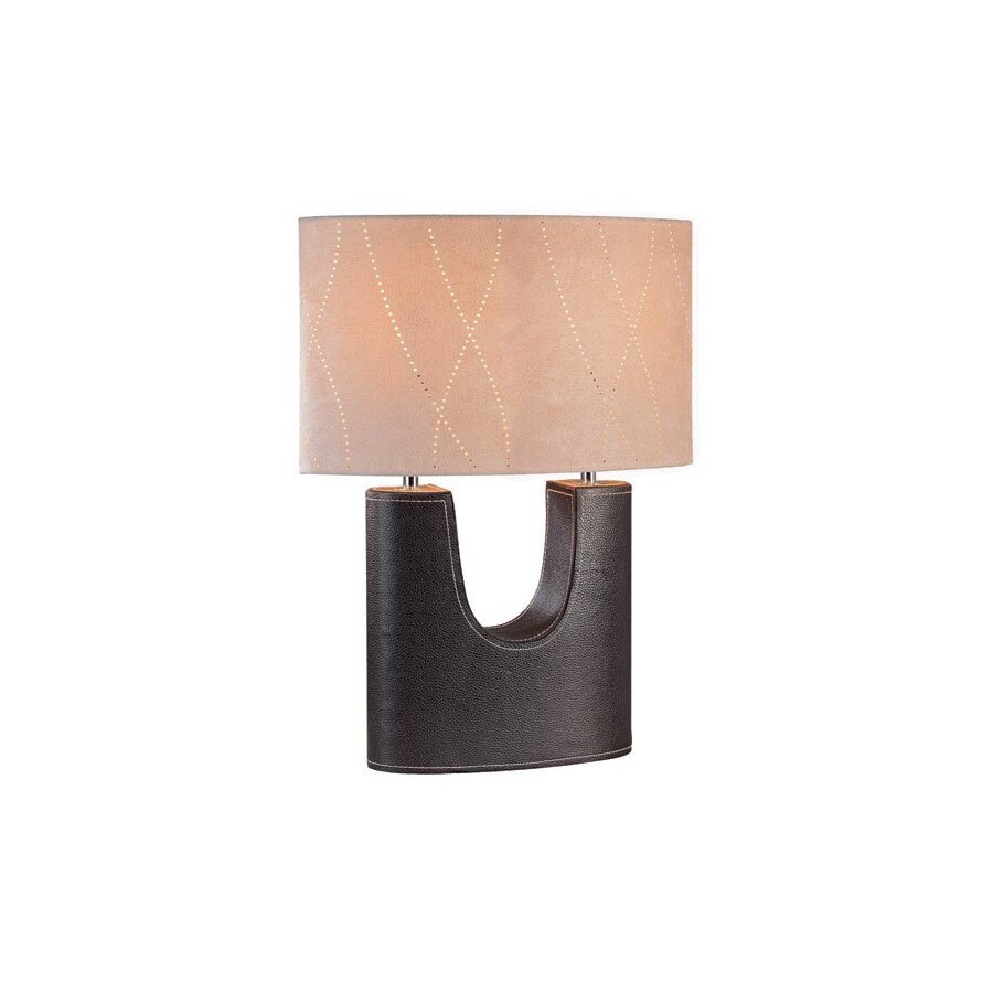 Lite Source 18.5-in Table Lamp with Fabric Shade at Lowes.com
