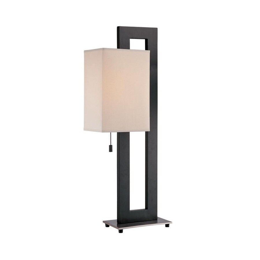 Lite Source 30.25-in Fabric Shade in the Table Lamps department at ...