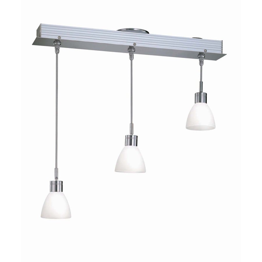 Lite Source 25"W Frost Catina Pendant Light with Frosted Shade at Lowes.com
