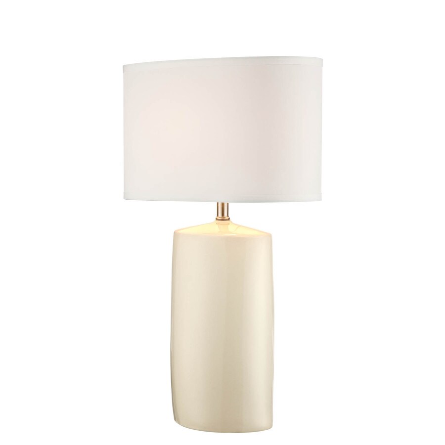 Lite Source Narvel II 26.75-in Table Lamp with Fabric Shade at Lowes.com