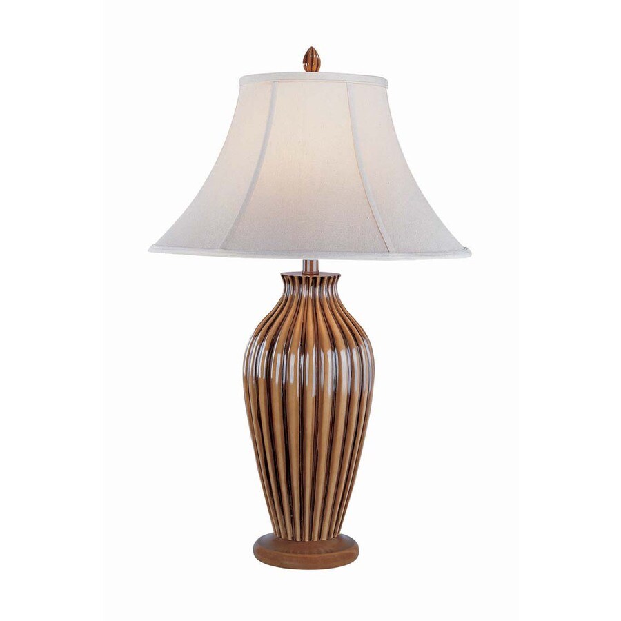 Lite Source 32.5-in Table Lamp with Fabric Shade in the Footwear ...