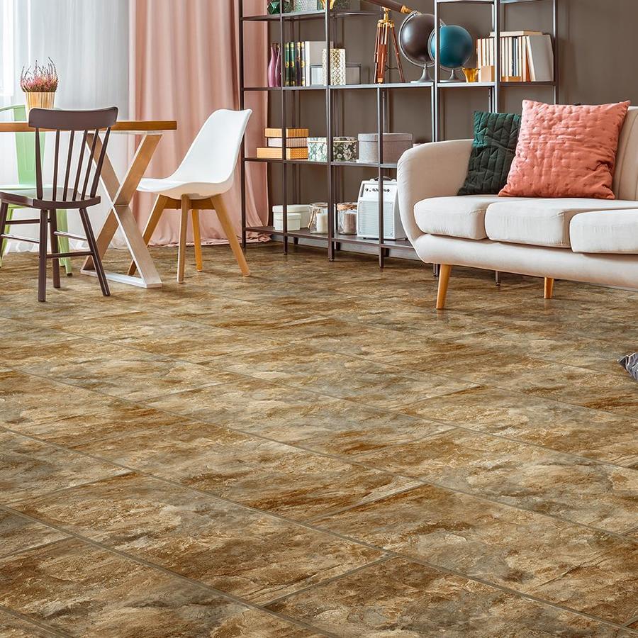 Congoleum DuraStone Elemental 10-Piece 12-in x 24-in Groutable Glowing ...