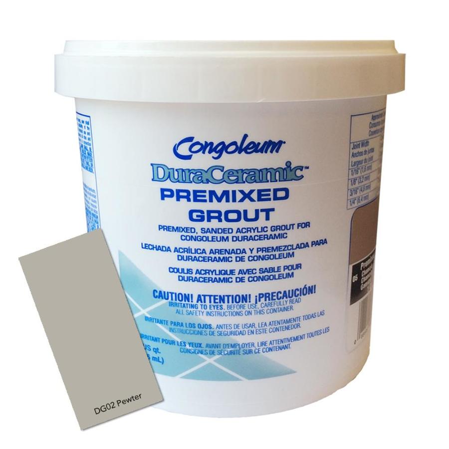 Congoleum 32-oz Pewter Sanded Grout in the Grout department at Lowes.com