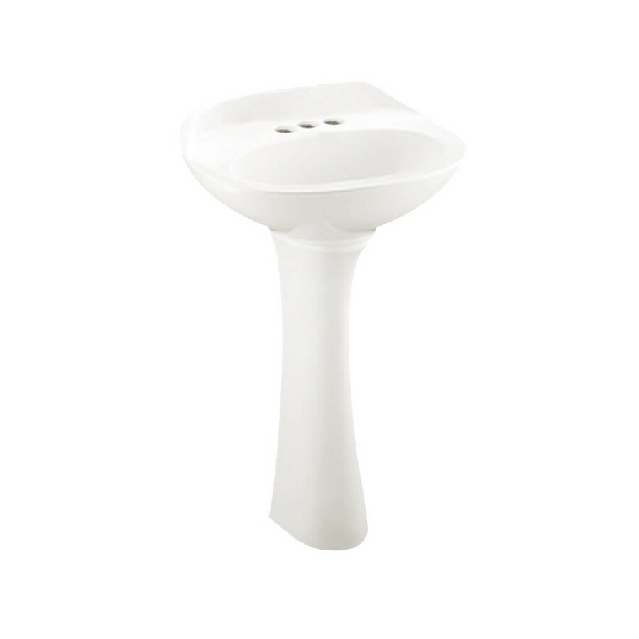 Crane Galaxy/Cranada White Complete Pedestal Sink at Lowes.com
