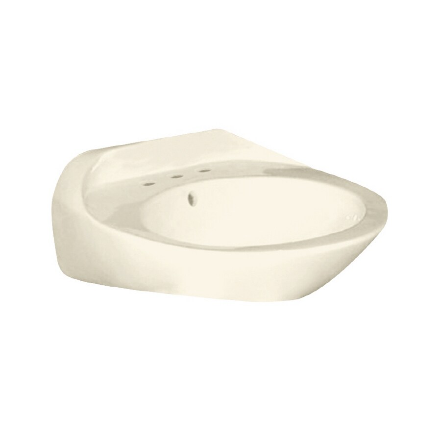 Crane Galaxy/Cranada Biscuit Pedestal Sink Top (8" Widespread) at Lowes.com