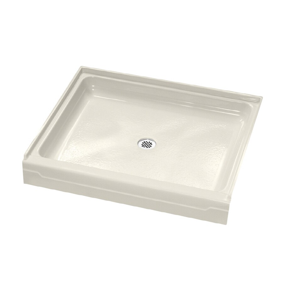 FIAT 48"L x 32"W Biscuit Shower Floor at Lowes.com