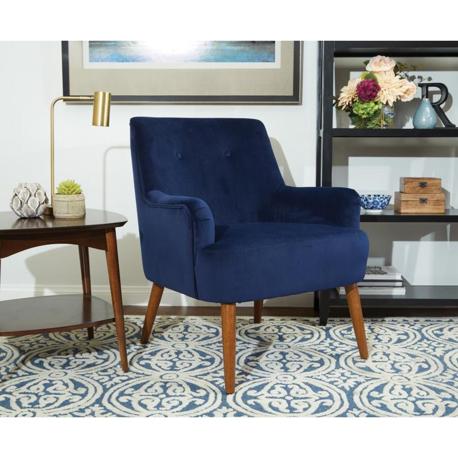 OSP Home Furnishings Midnight Blue Reception Chair in the Guest ...