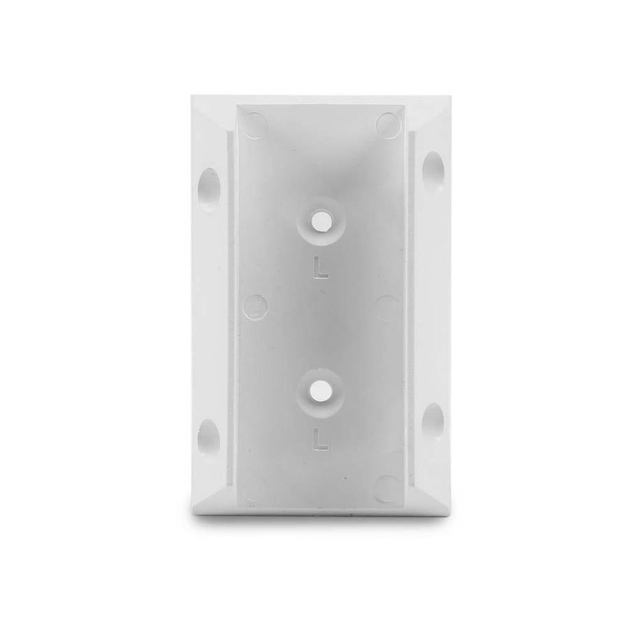 Deckorators White Plastic Stair Post Connector at Lowes.com