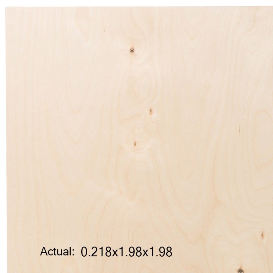 1/4-in Birch Plywood, Application as 2 x 2 in the Plywood department at ...