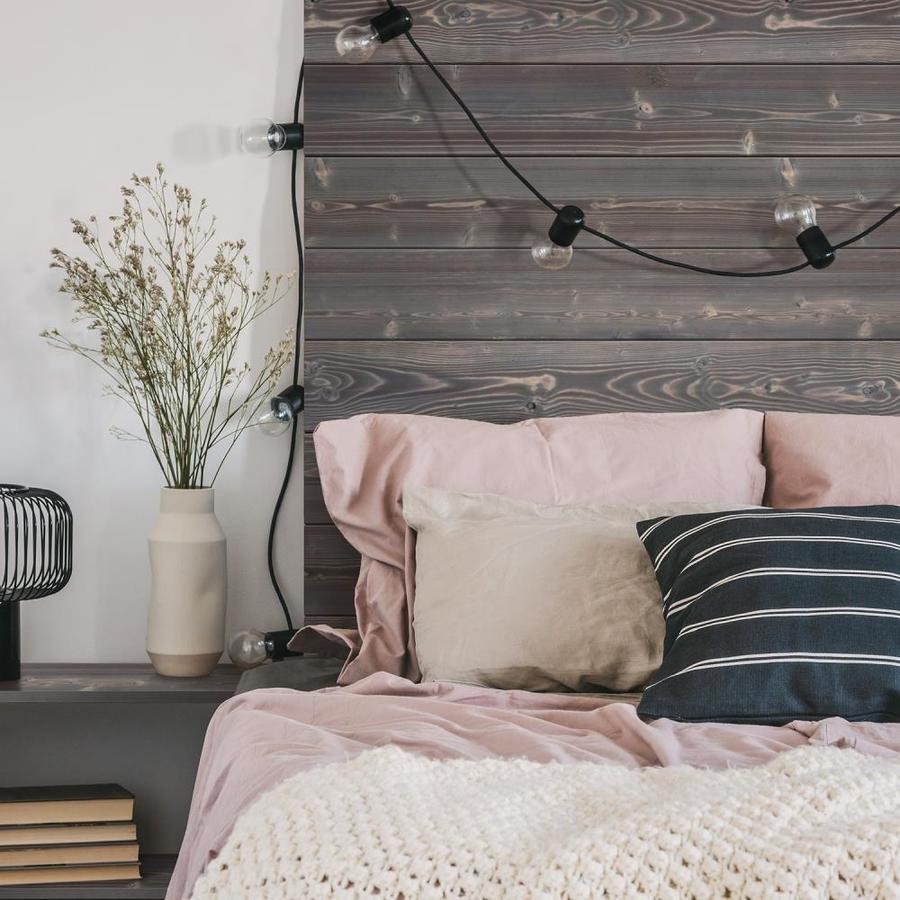 UFP-Edge Charred Wood 4.68-sq ft Ash Gray Wood Wall Plank Kit at Lowes.com