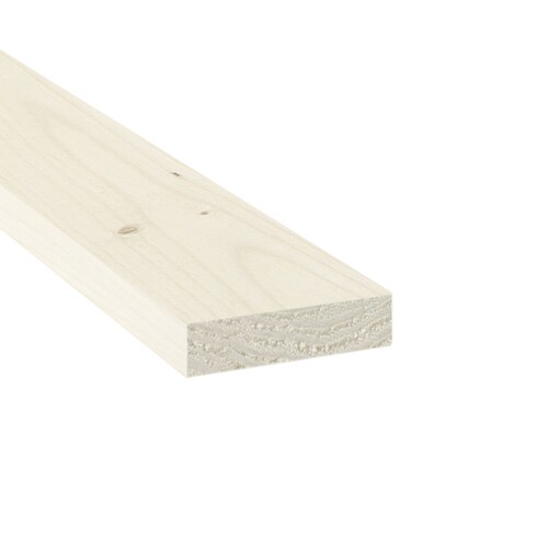1-in x 3-in x 10-ft Square Primed Spruce Pine Fir Board in the ...