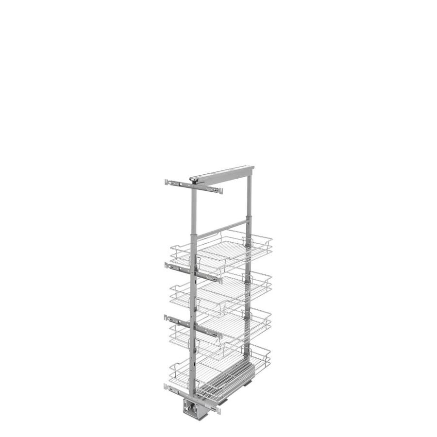 Rev-A-Shelf 14-in W x 44-in H 4-Tier Pull Out Metal Soft Close Cabinet ...