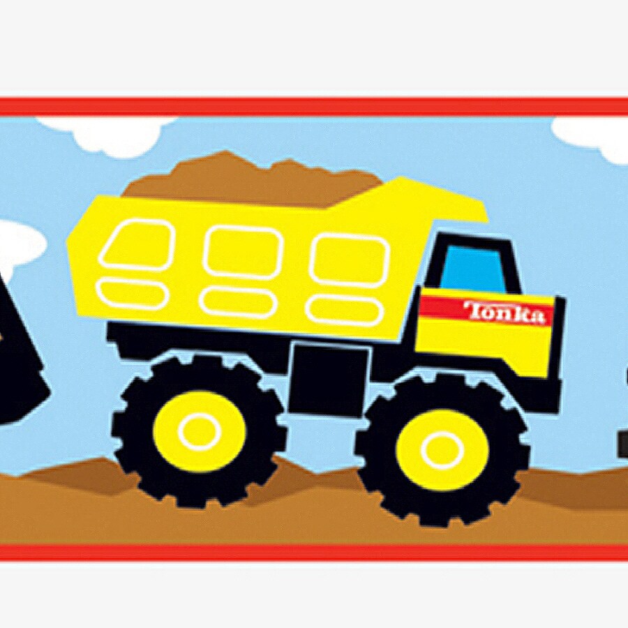 Brewster Wallcovering 5" Tonka Truck Self Adhesive Wallpaper Border at ...