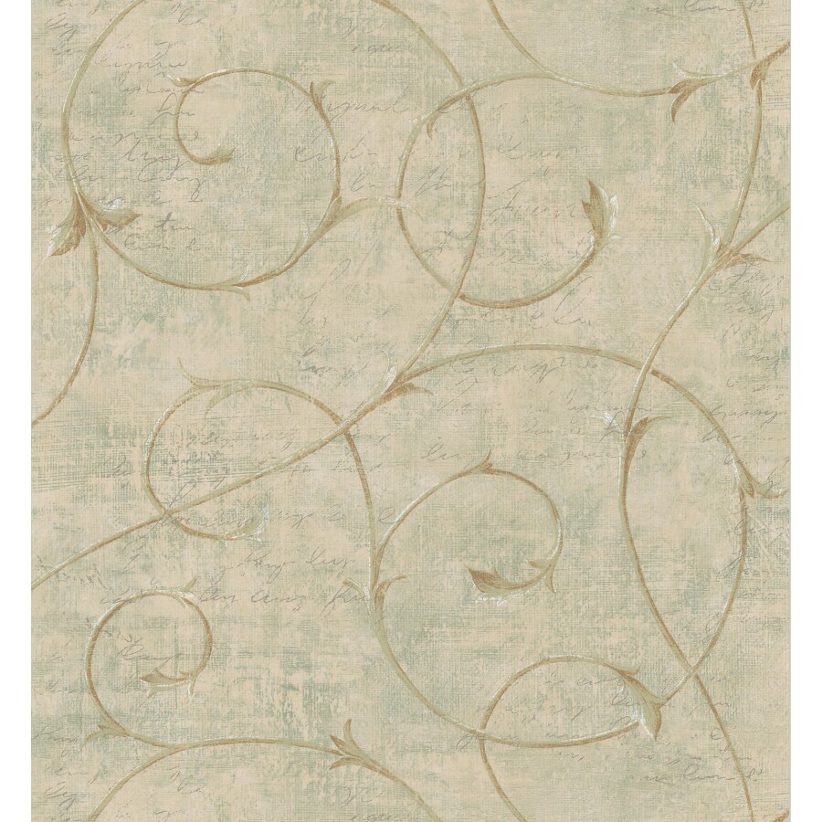 Brewster Wallcovering Ambiance Large Scroll Motif Wallpaper at Lowes.com