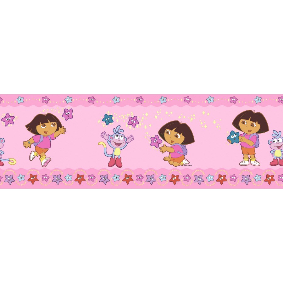 Brewster Wallcovering 8" Dora Star Catcher Prepasted Wallpaper Border ...