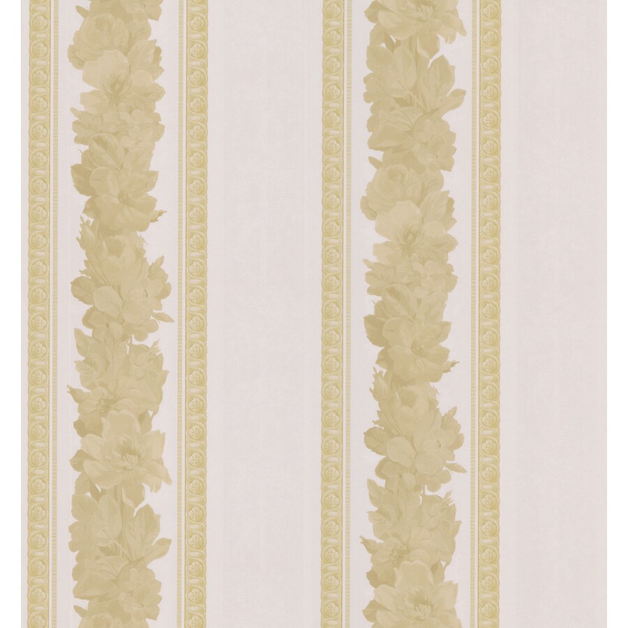 Brewster Wallcovering Floral Bird Stripe Wallpaper at Lowes.com
