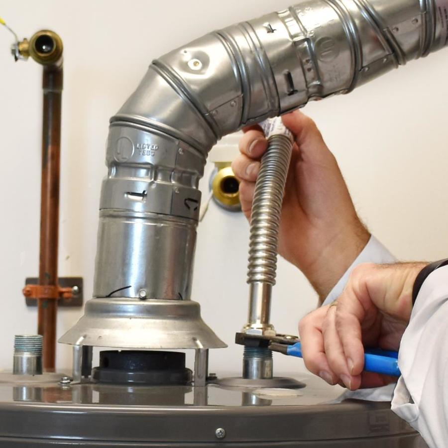 EASTMAN 12-in 1 In-in FIP Inlet x 1 In-in FIP Outlet Braided Stainless ...