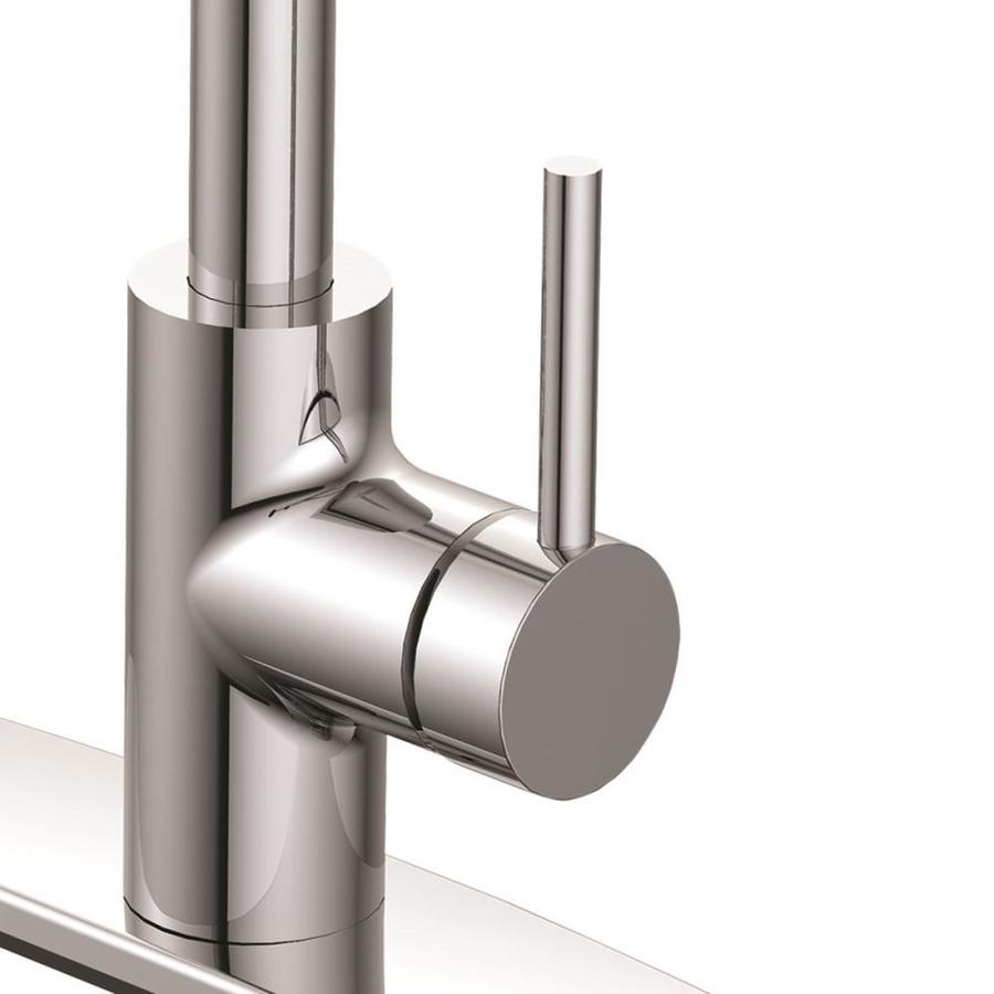 EZ-FLO Metro Chrome 1-Handle Deck-Mount Pre-rinse Handle Kitchen Faucet ...