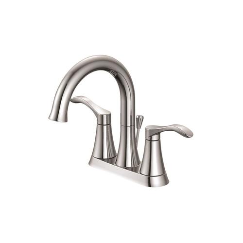 EZ-FLO Sterling Chrome 2-Handle 4-in Centerset WaterSense Bathroom Sink ...