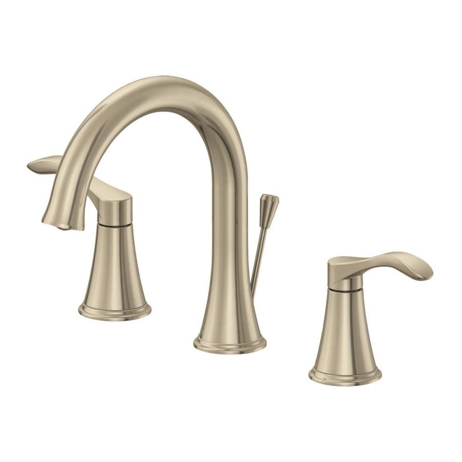 EZ-FLO Sterling Brushed Nickel 2-handle 4-in Centerset WaterSense ...