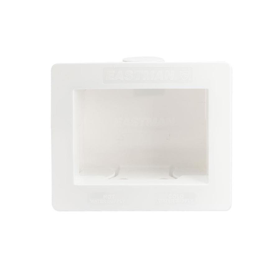 EASTMAN Washing Machine Outlet Box- Dual Drain Single Lever in the ...