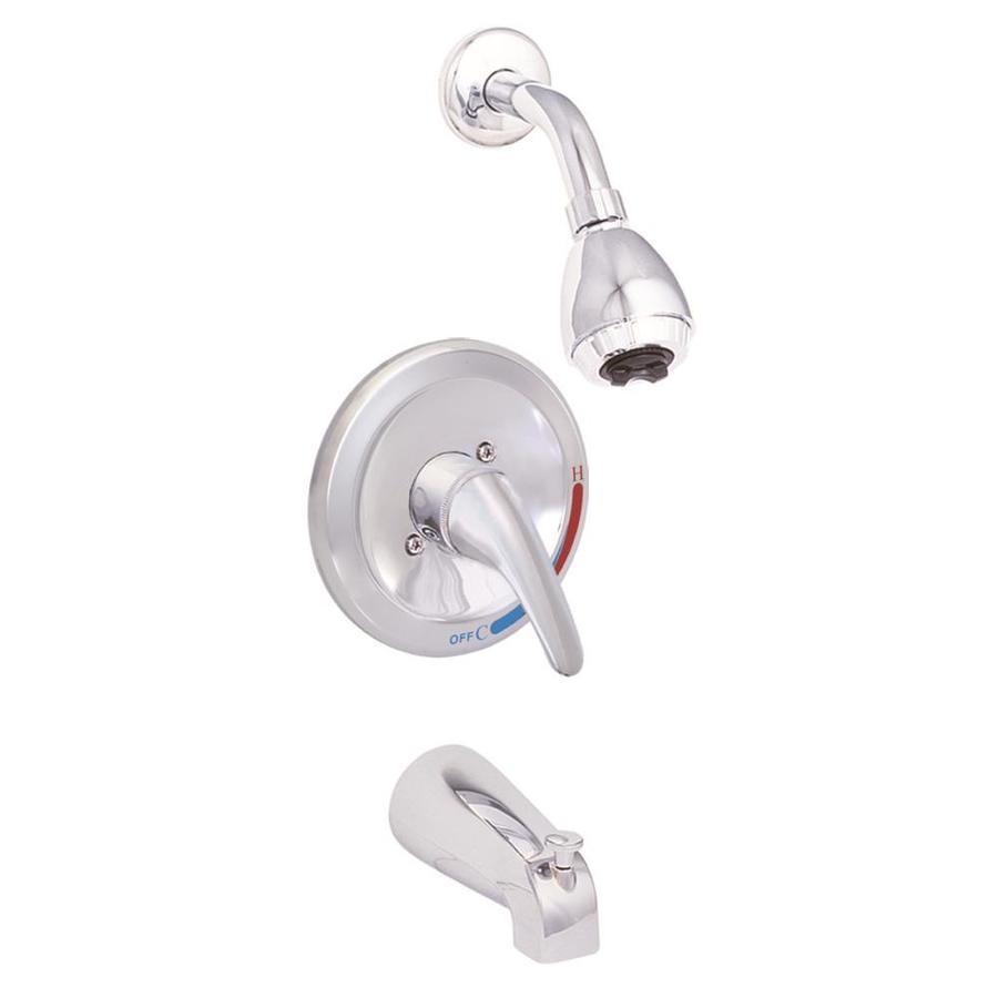 EZ-FLO Prestige Chrome 1-handle Bathtub and Shower Faucet with Valve at ...