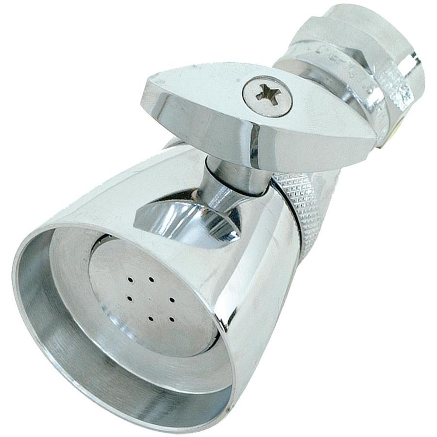 EZ-FLO Chrome 1-Spray Shower Head in the Shower Heads department at ...