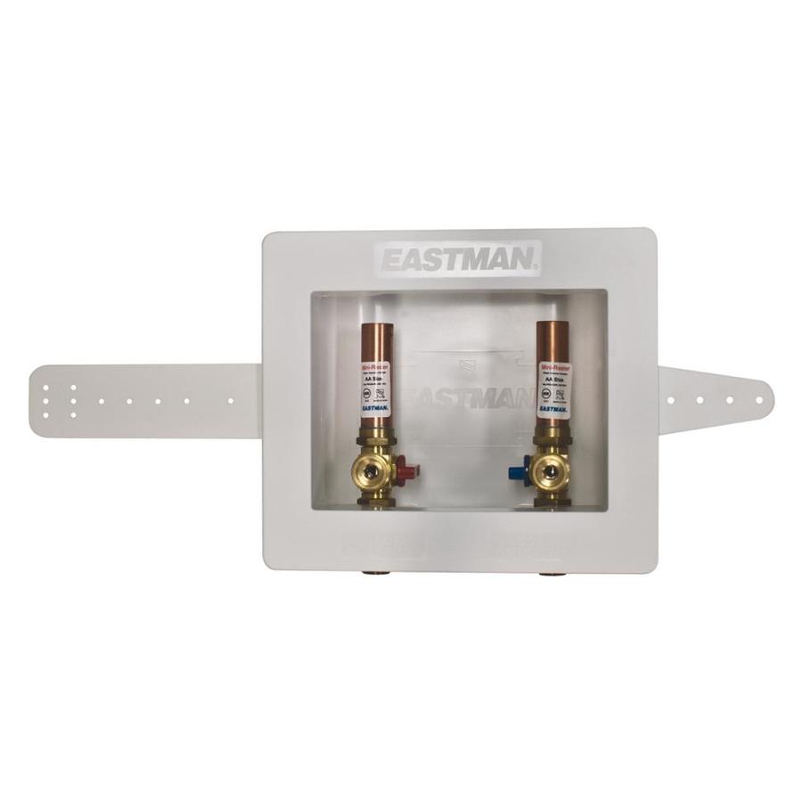 EASTMAN Quarter Turn Ball Valve Copper Sweat Washing Machine Outlet Box ...
