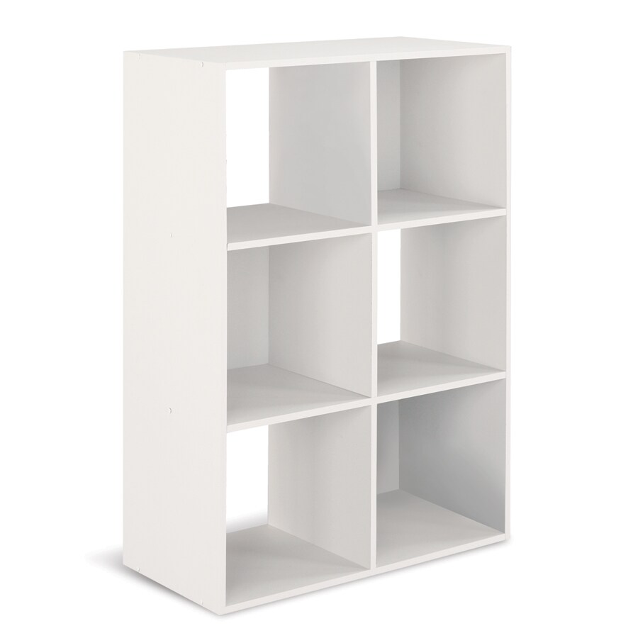 Real Organized 6 Cube White Storage Organizer at Lowes.com