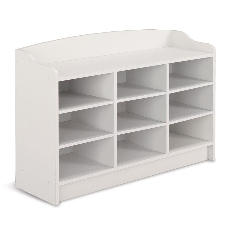 Real Organized White Storage Bench at Lowes.com