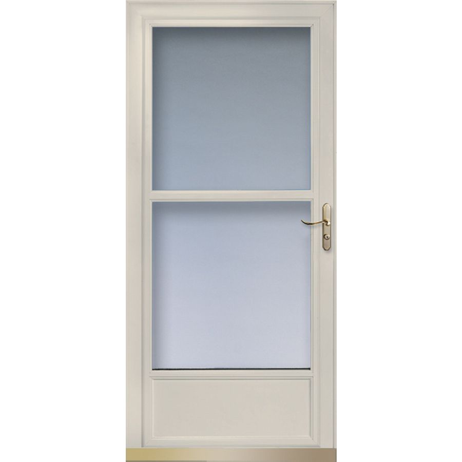 LARSON 32-in x 81-in Mid-view Storm Door at Lowes.com