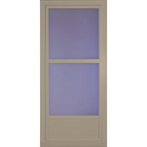 LARSON Tradewinds Midview 36-in x 81-in Sandstone Mid-View Aluminum ...