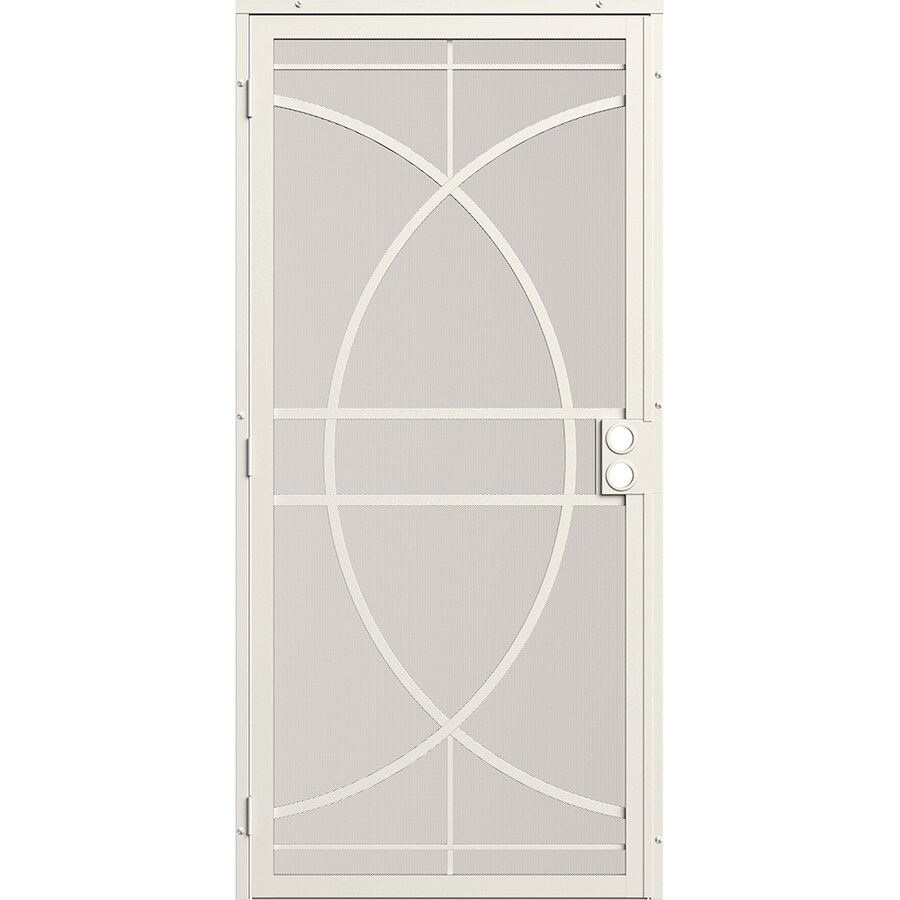 Gatehouse Rio 32-in x 81-in Almond Steel Surface Mount Single Door ...
