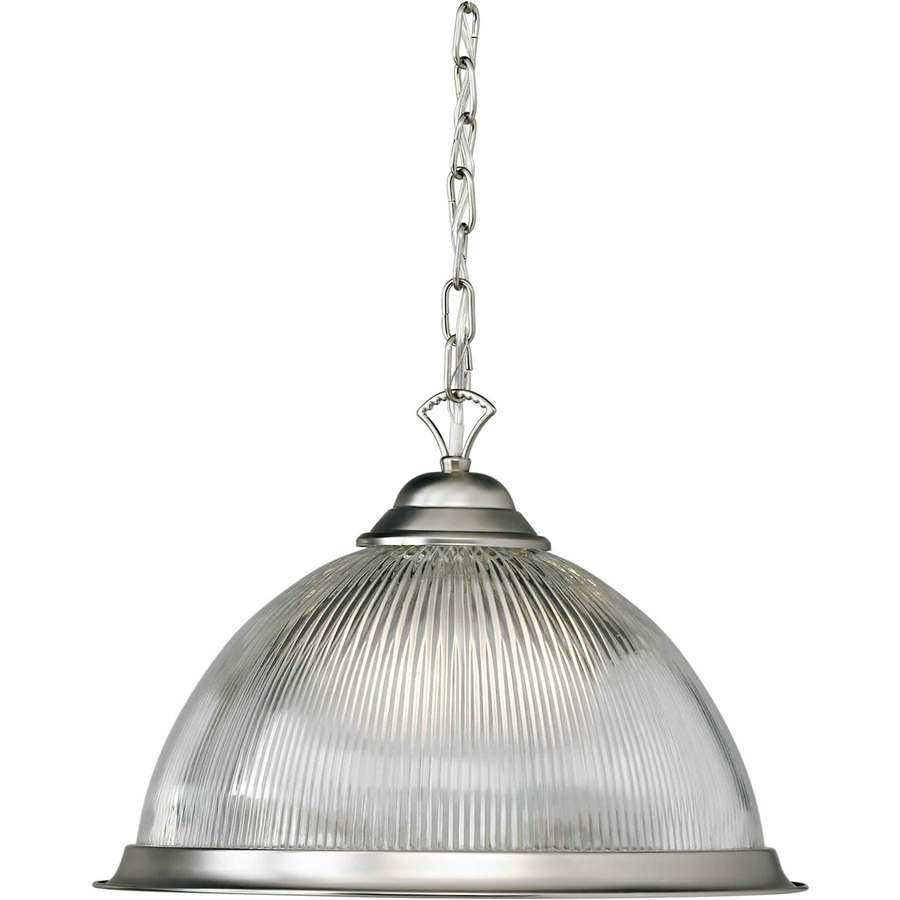 Shandy Brushed Nickel Traditional Medium in the Pendant Lighting ...