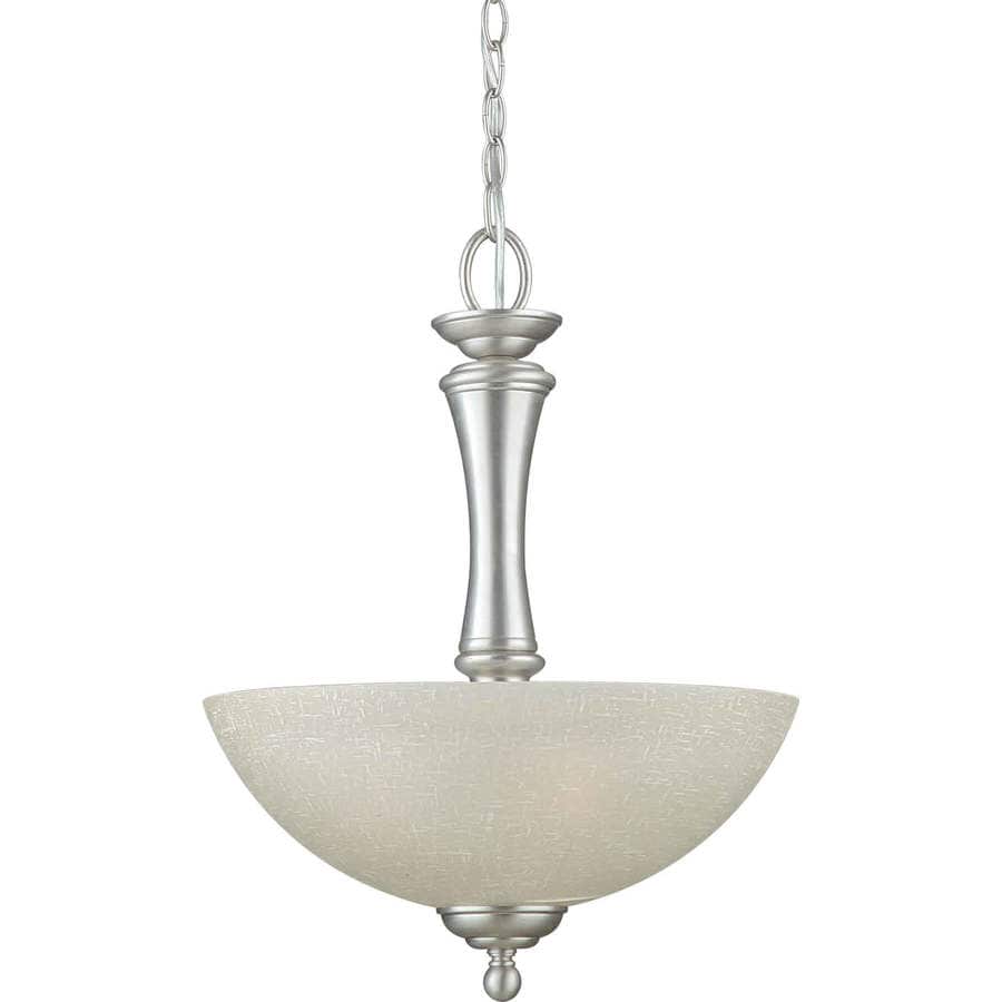 Shandy Brushed nickel Traditional Medium (10-22 inches) Single in the ...