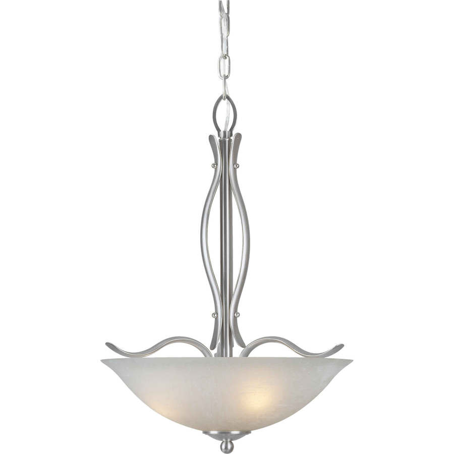 Shandy Brushed Nickel Traditional Medium in the Pendant Lighting ...