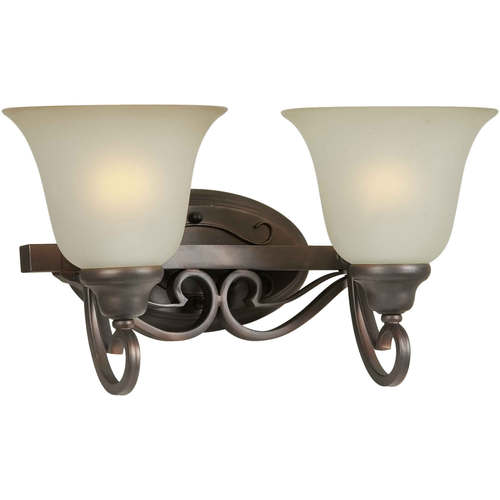 Shandy 2-Light Bronze Transitional Vanity Light in the Vanity Lights ...