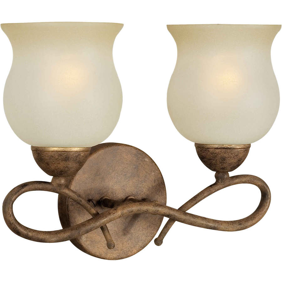 Shandy 2-Light Chestnut Casual/Transitional in the Vanity Lights ...