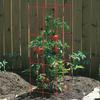 47-in Powder-Coated Galvanized Steel Wire Square Tomato Cage at Lowes.com