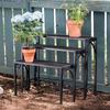 Gothic 3-Piece Nesting Plant Stand Set Black at Lowes.com