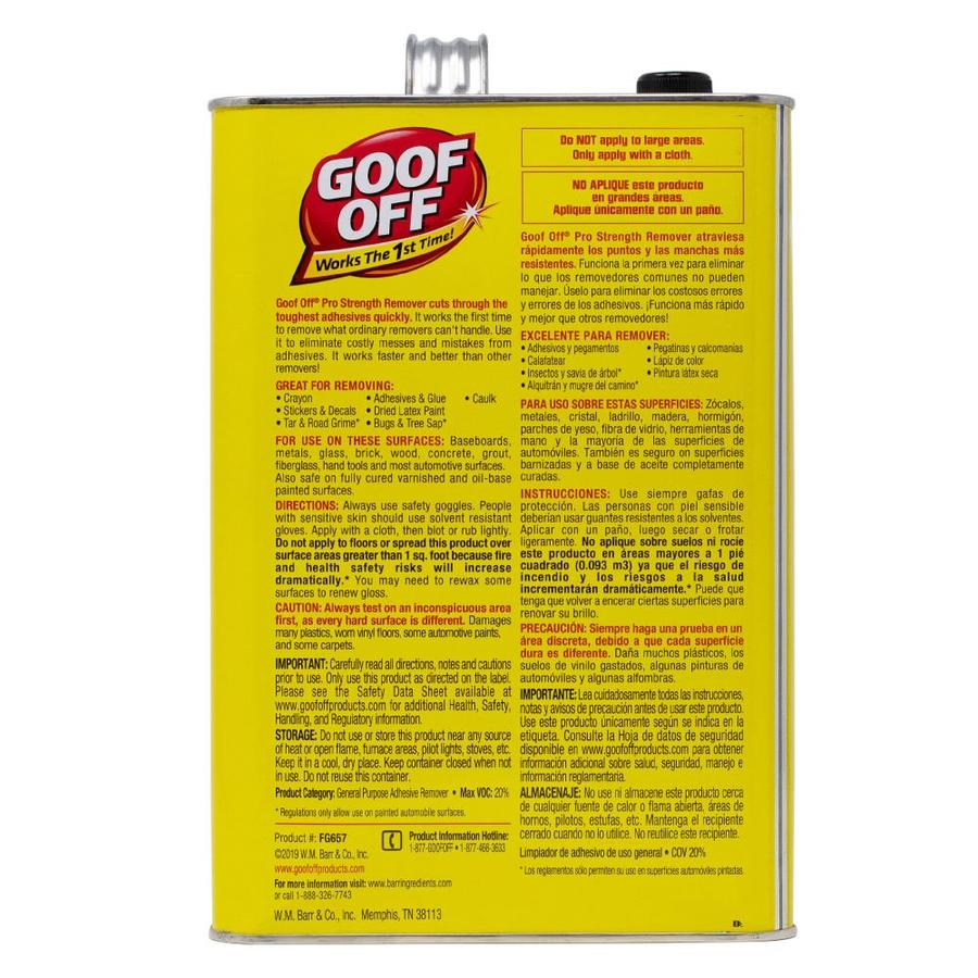 Goof Off 1-Gallon Extra-strength Stripper Liquid in the Paint Strippers ...