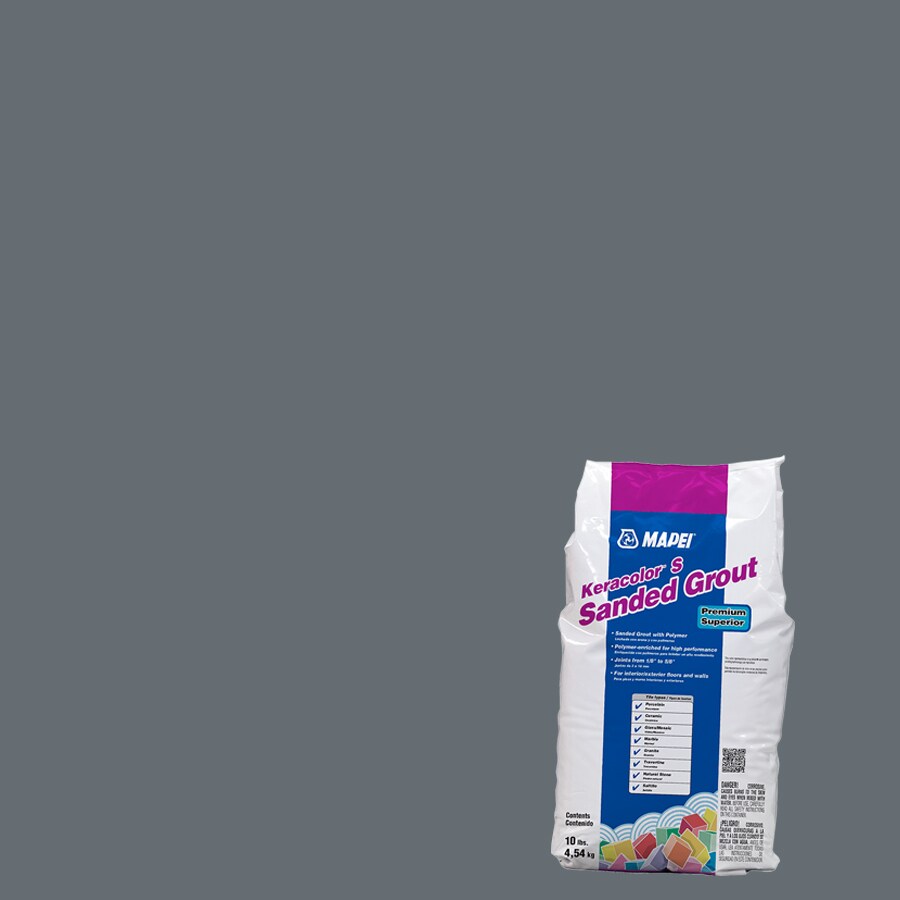 MAPEI Keracolor S 10-lb Slate Sanded Powder Grout at Lowes.com