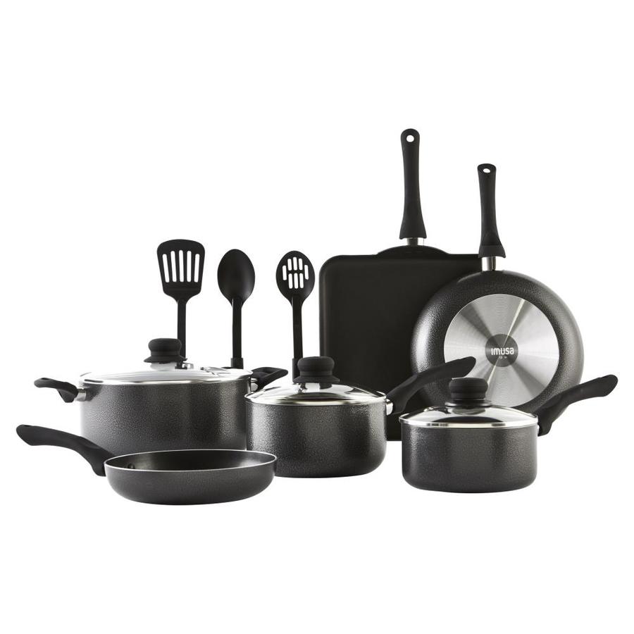 IMUSA 13.78-in Aluminum Cookware Set with Lid(s) Included in the ...