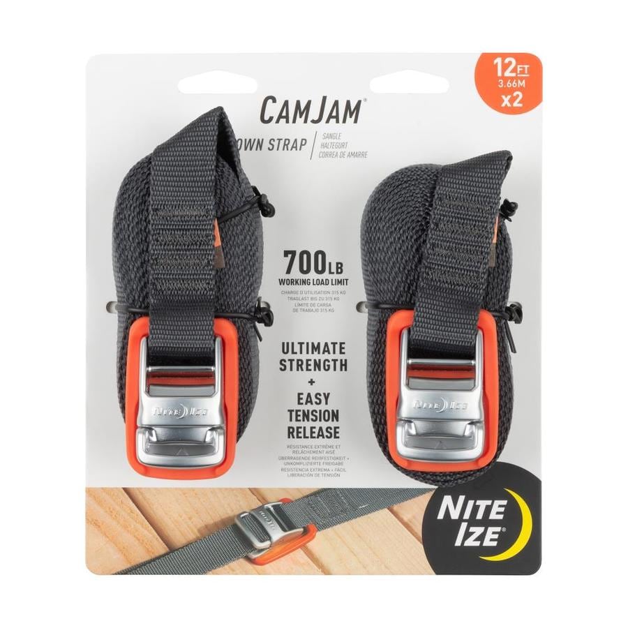 Nite Ize CamJam® Tie Down Strap 12 ft.- 2 Pack in the Tie Downs ...